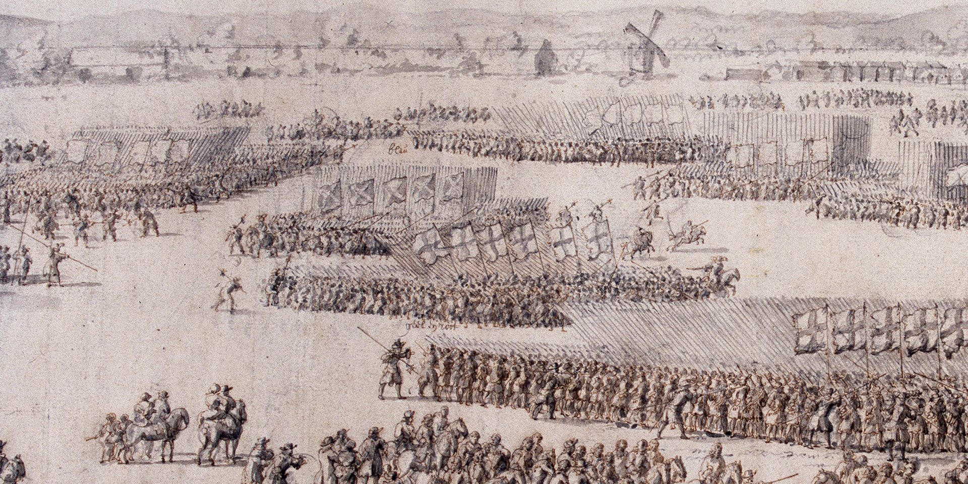 A Grand Review of the Army at Hounslow Heath, 1687 | National Army Museum